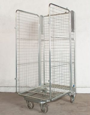 3 Sided A-Frame Roll Cage Trolley (Refurbished) | Distribution Maintenance