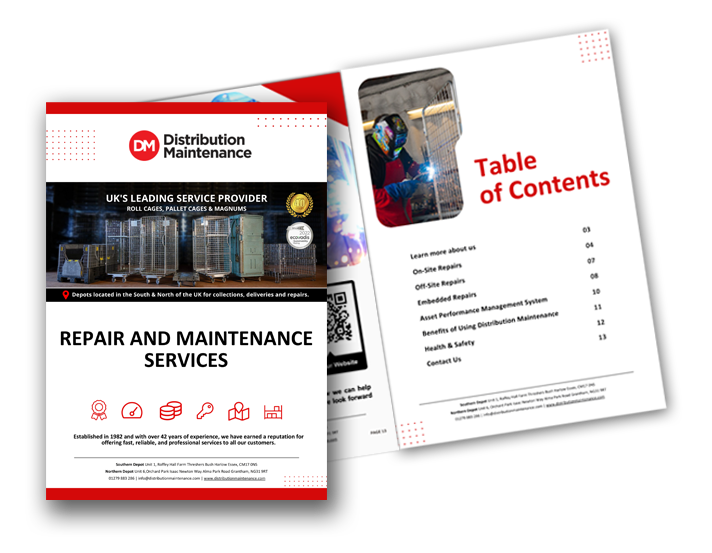 On Site & Off Site Repair Service for Warehouse Roll Cages